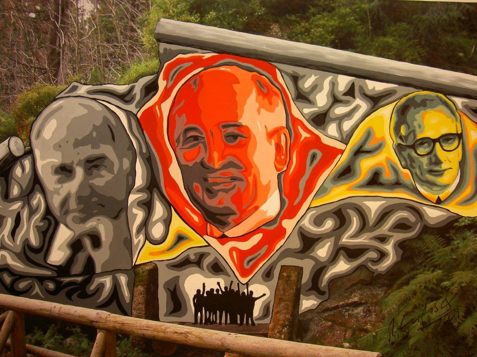 Zauberhafter Mauerfall, Seite 5, Rainer Englisch, Maler, Künstler