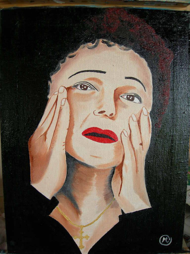 Paintings, Portrait of Edith Piaf, Page 1454, Modern and Contemporary Art