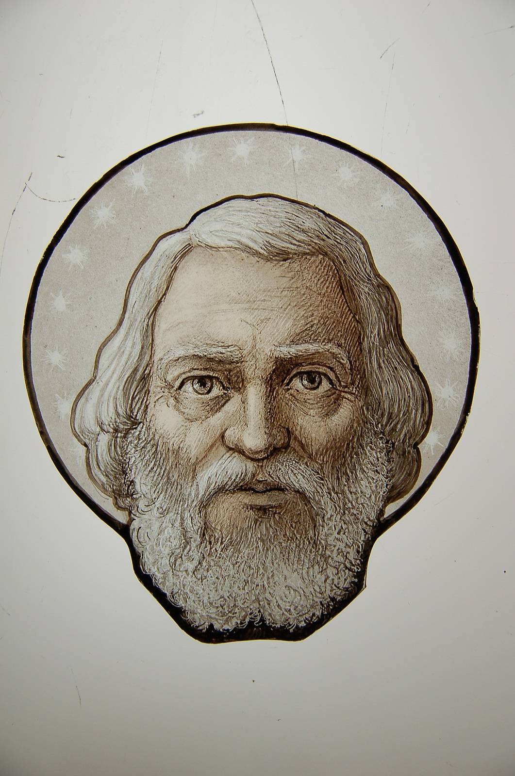 Other, Vitrail St Peter - Face - Painting on Glass , Page 8430, Art by ...