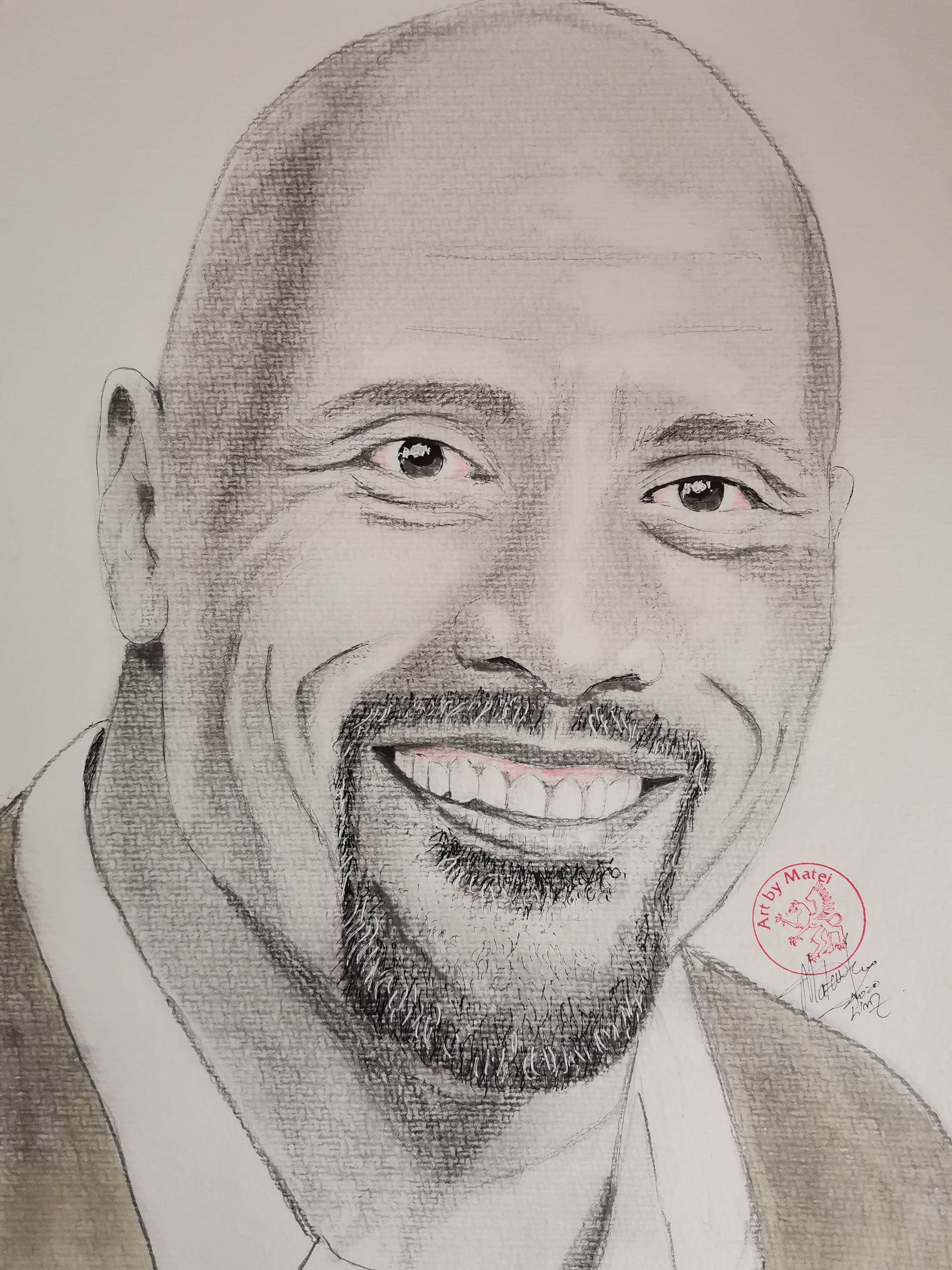 Dwayne The Rock Johnson Drawings