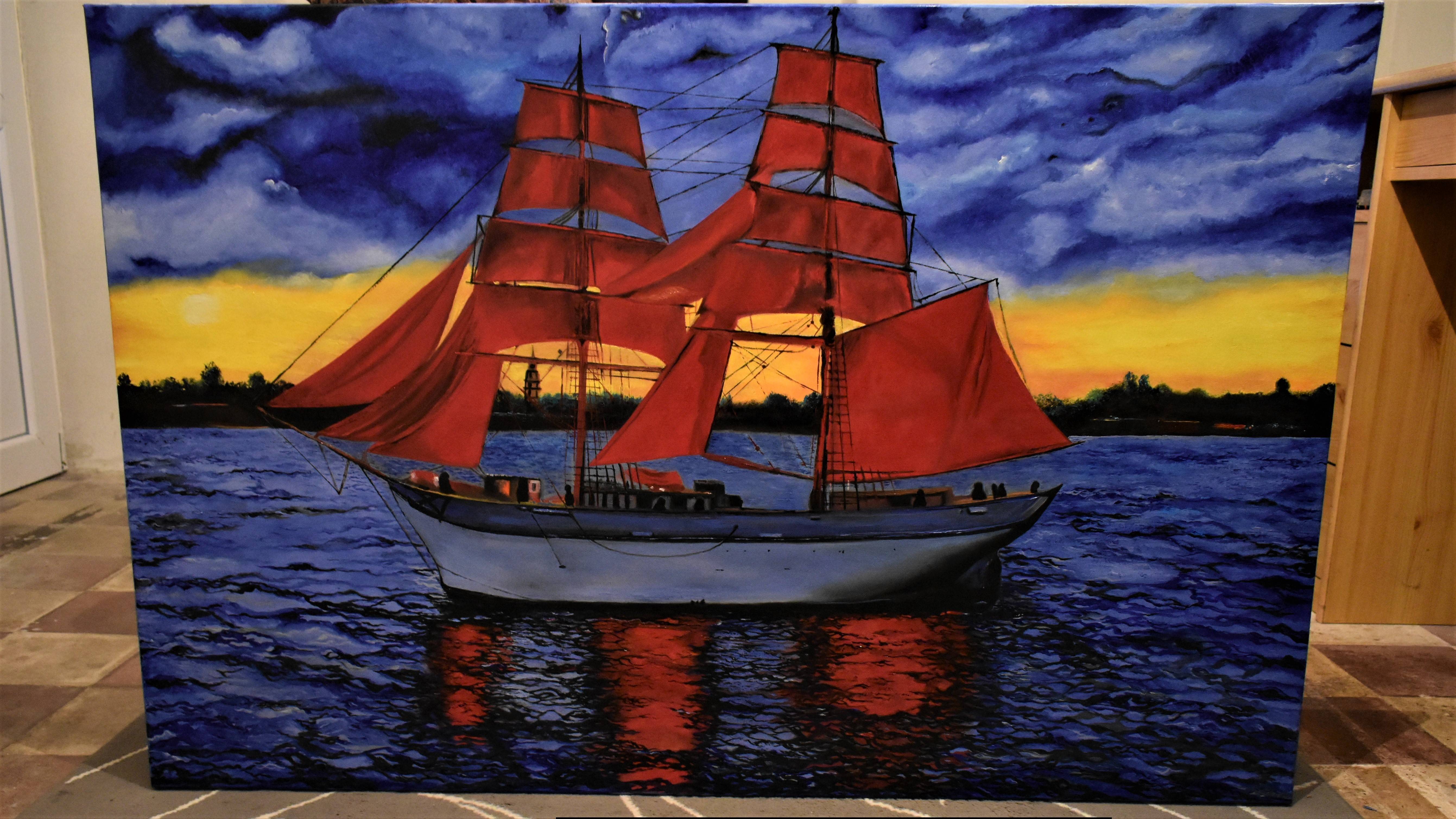 Pinturas Ship Painting Seascape Ship And Sea Oil Painting By Joky pinturas-ship-painting-seascape-ship-and-sea-oil-painting-by-joky