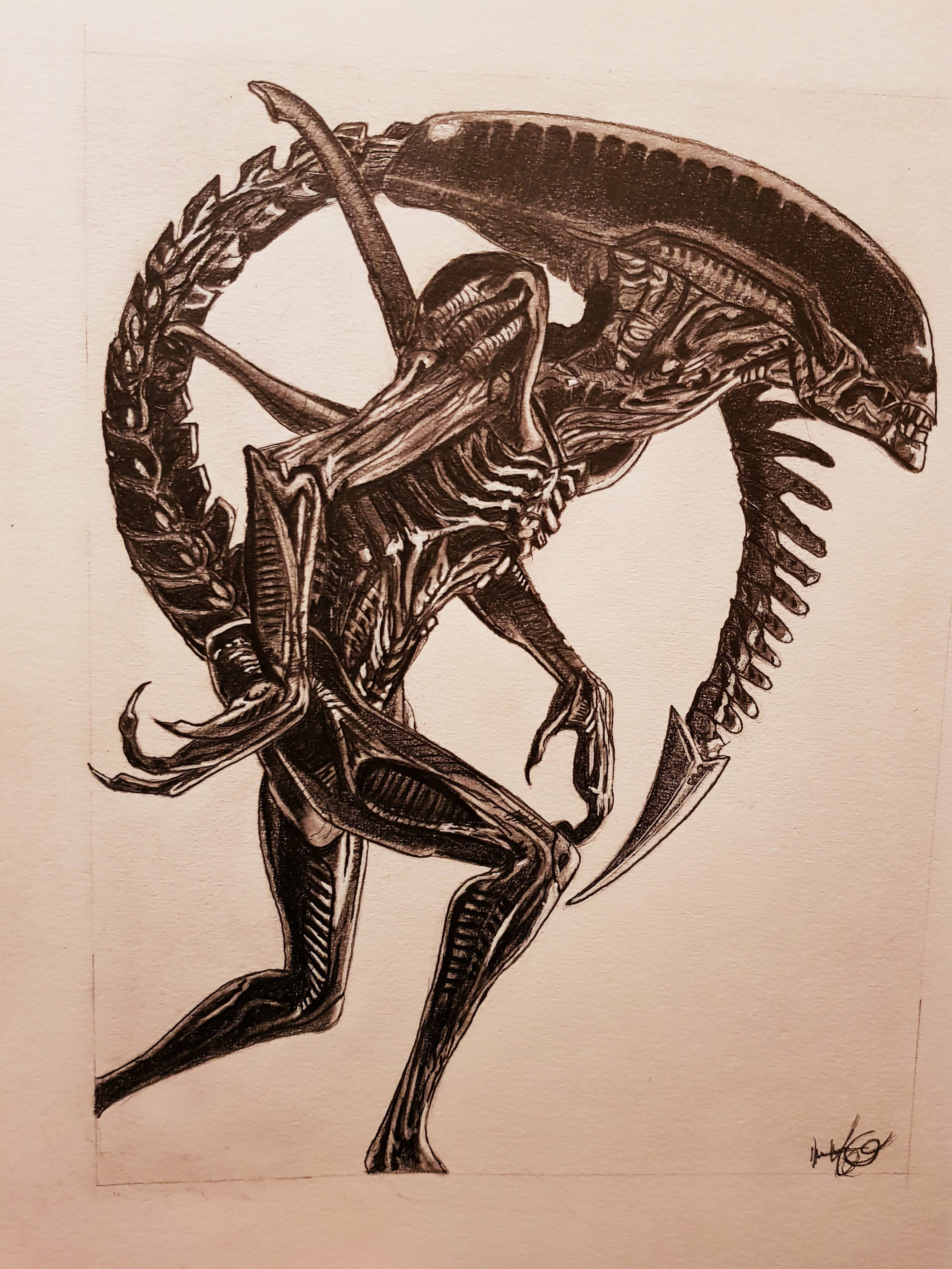 Alien Movie Drawing
