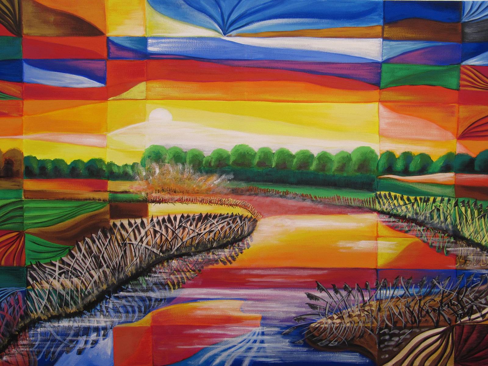 Paintings, Coupling fields - Ascending fog at the end of the day, Page ...