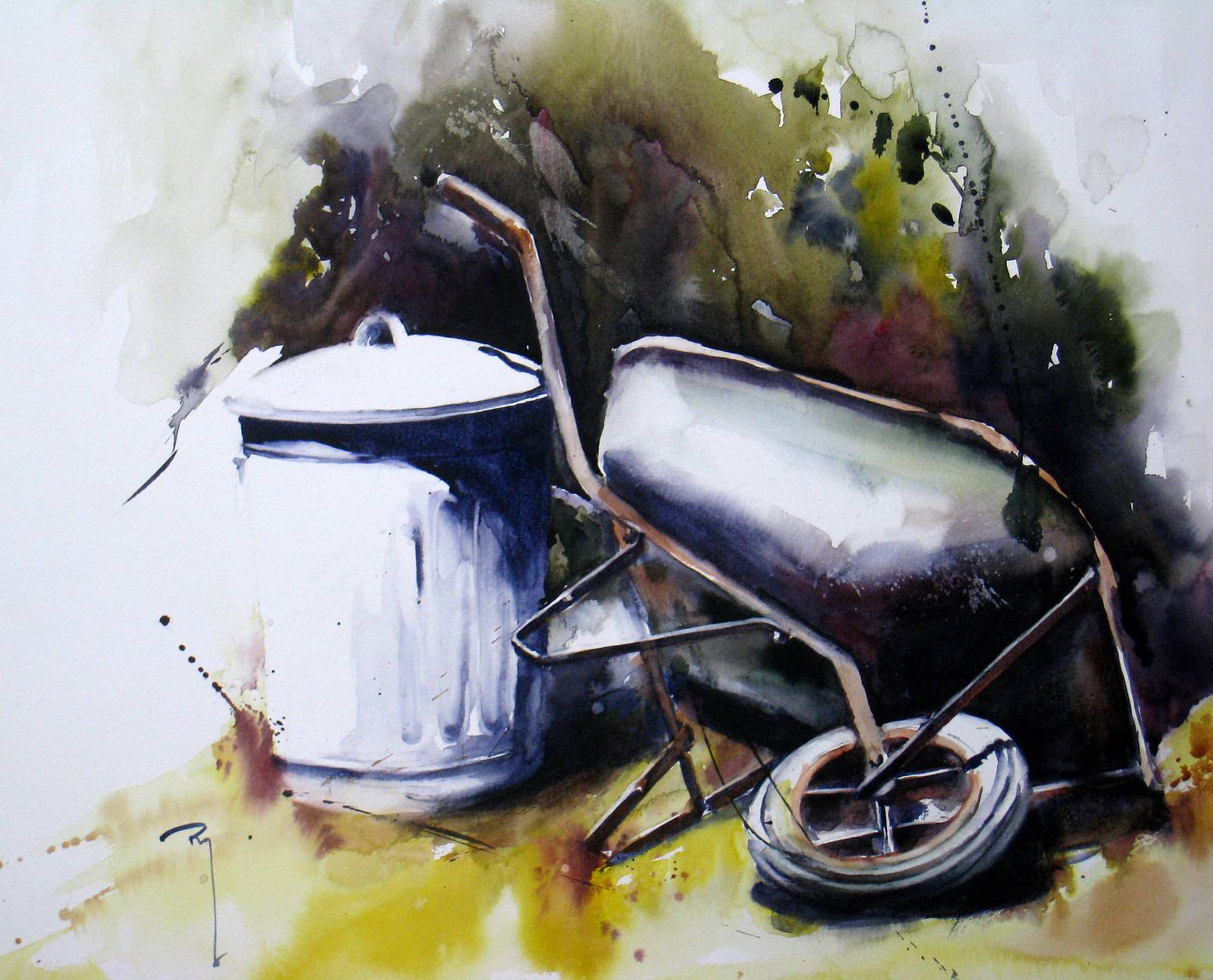 Dernière danse…, Page 6, Catherine Rey, Painters in watercolour, Artists