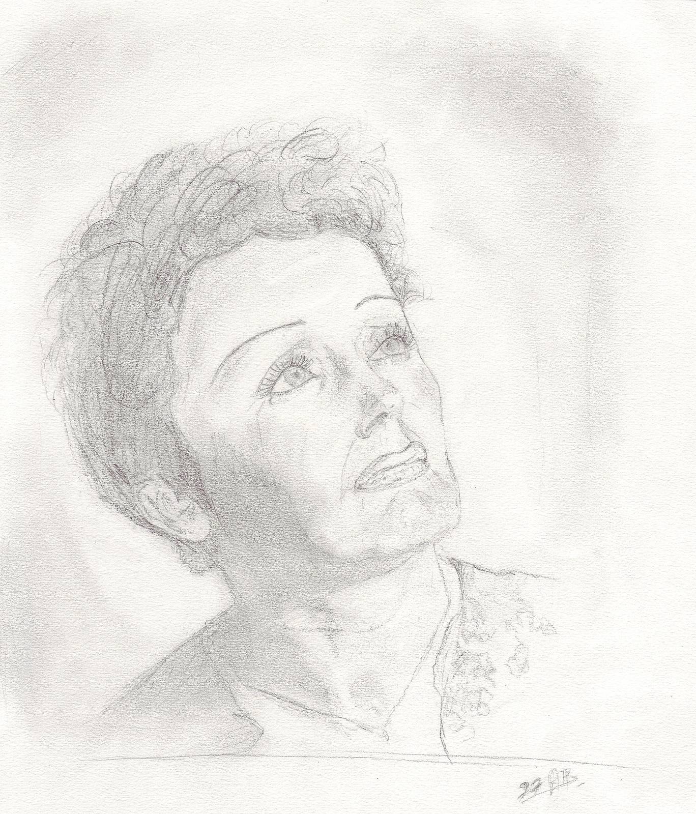 Drawings, Edith Piaf, Page 5372, Art by Independent Artists